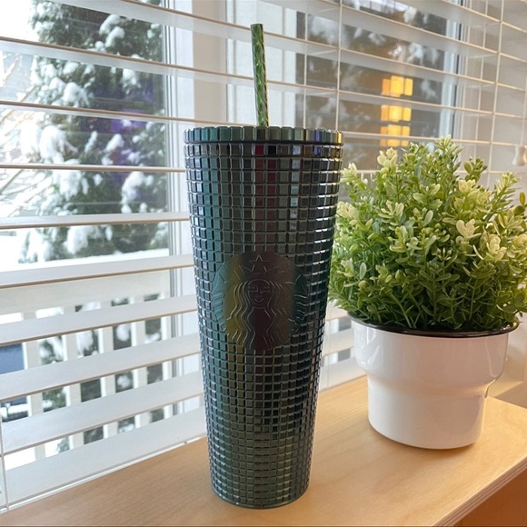 Starbucks | Dining | Starbucks Holiday 22 Hunter Green Disco Grid ...